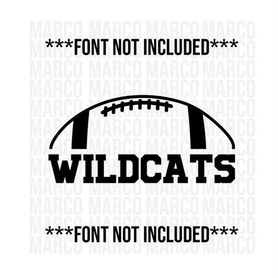 Clip Art & Image Files Embellishments Football Outline SVG Cut File ...