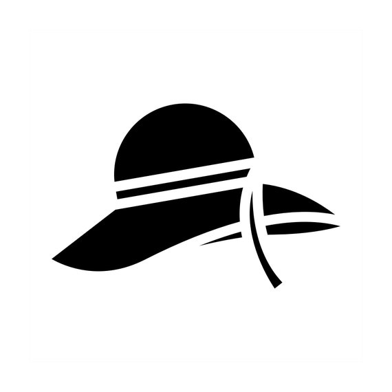 Hat Svg Womens Hat Svg Straw Hat Svg Summer Hat Beach Hat - Etsy