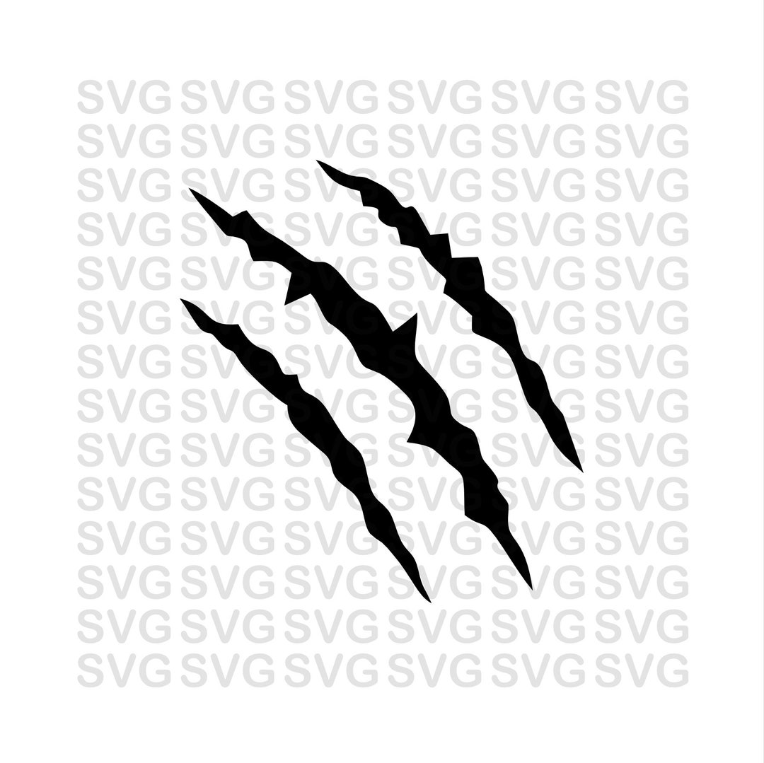 Claw Marks Svg Grizzly Claw Marks Sports Team Name Digital - Etsy