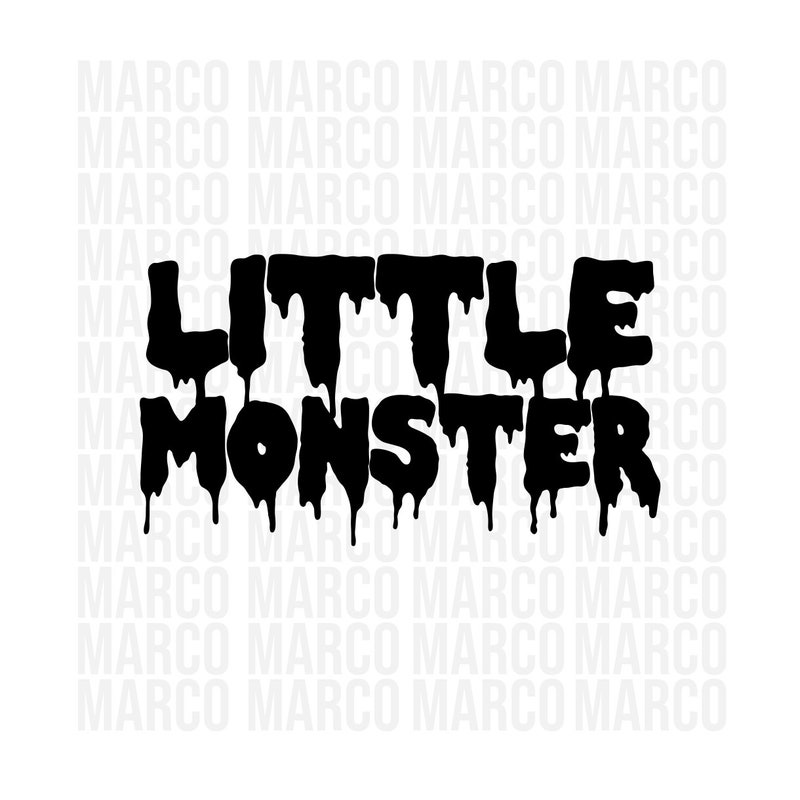 Little Monster Svg - Etsy