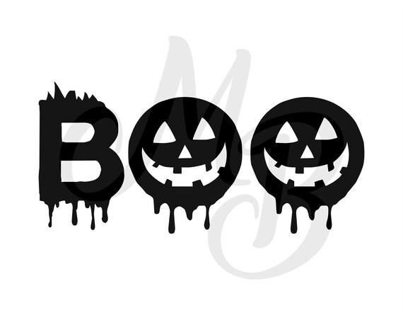 Boo SVG Halloween SVG Drip SVG Pumpkin Svg Cute Halloween - Etsy