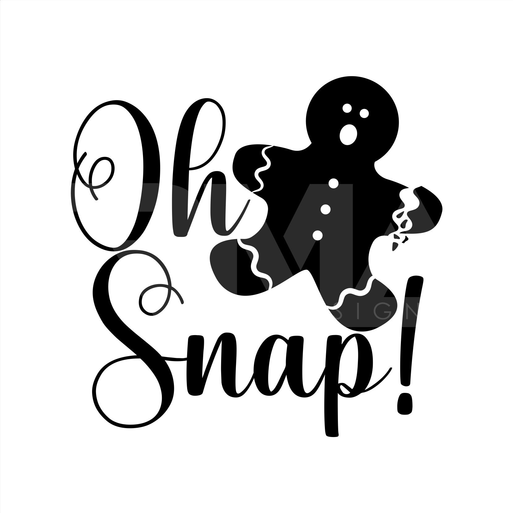 Oh Snap SVG Gingerbread Man Svg Christmas Shirt Svg Funny - Etsy