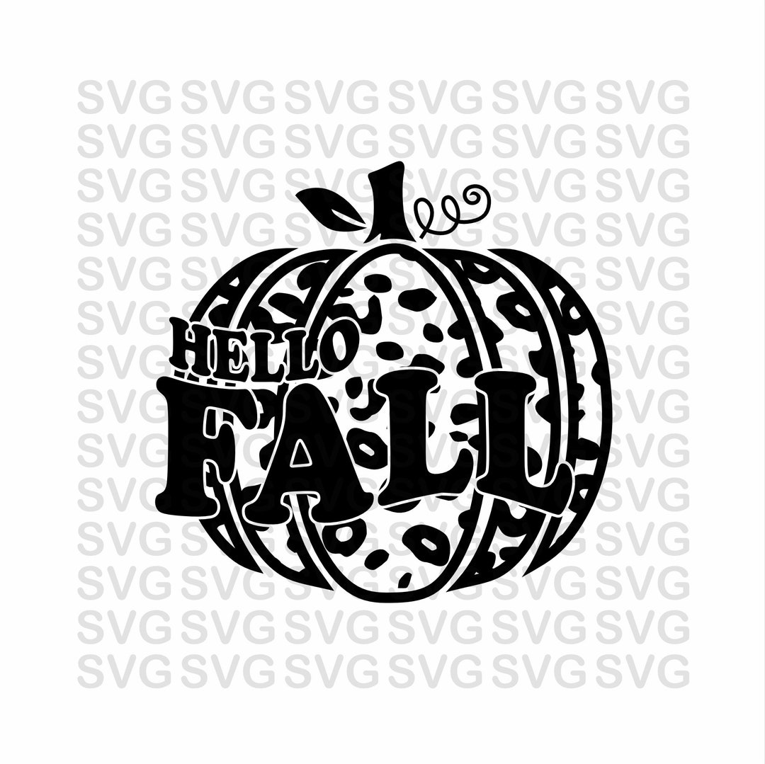 Hello Fall SVG, Heart Svg, Fall Svg Files for Cricut, Fall Svg Saying ...