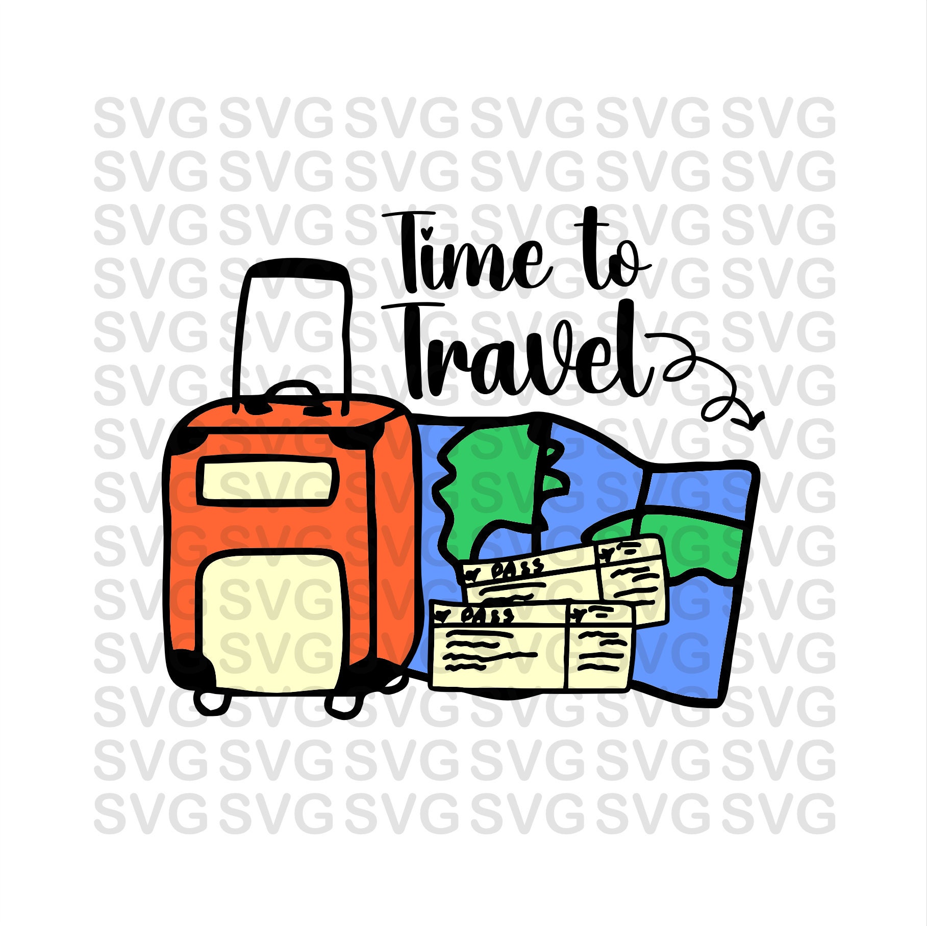 Time to Fly Svg, Edit File, Png, Vacation Svg, Cute Flying Shirt ...
