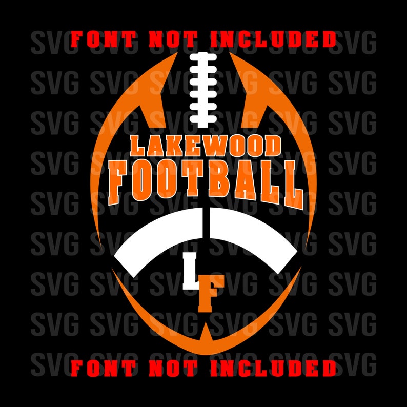 Custom Football Template Svg Football Svg Football for - Etsy