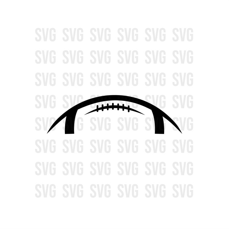Half Football Svg, Custom Half Football Svg, Football Svg, American ...