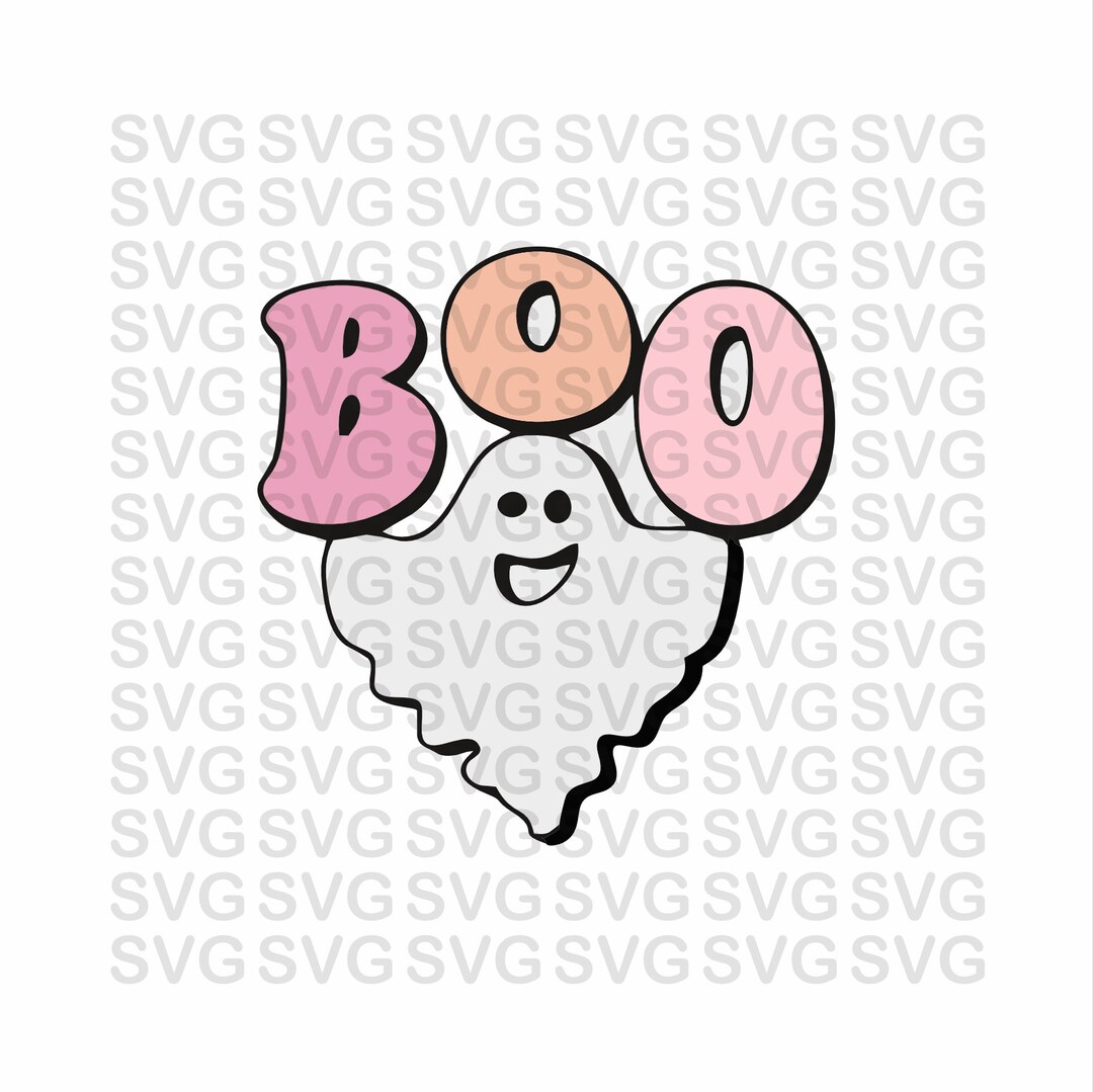 Boo Svg, Ghost Svg, Cute Boo Svg, Cute Ghost Svg, Png, Digital Download ...