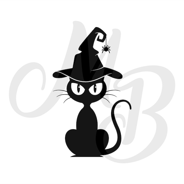 Halloween Cat Image Vinyl - Etsy