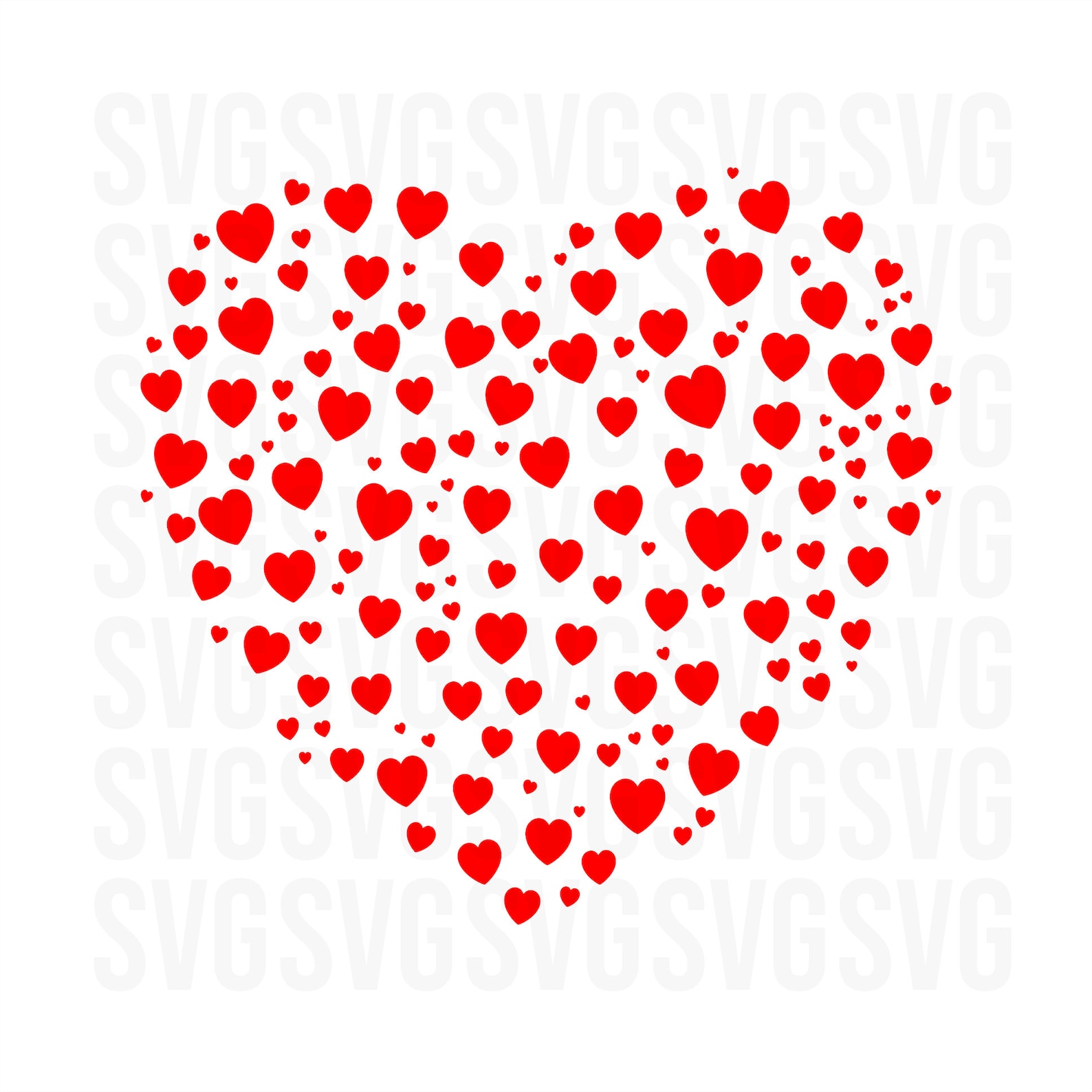 Hearts Svg Heart Png Heart Dxf Heart of Heart Svg Heart | Etsy Singapore