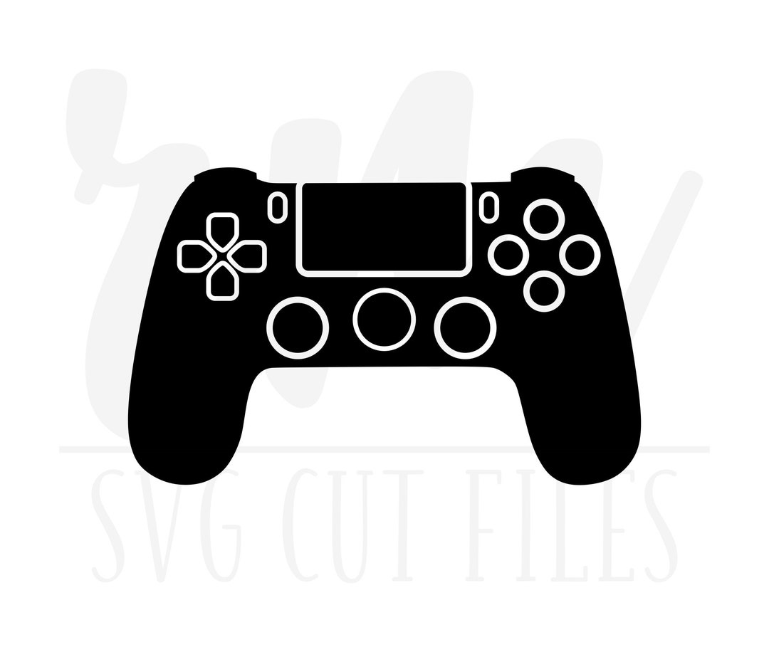 Video Game Controller SVG, PS4 SVG, Playstation DXF, Video Game Svg ...