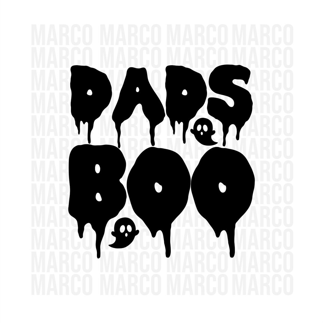 Dads Boo Svg, Cute Family Boo Svg, Dad Svg, Funny Svg, Kids Svg ...