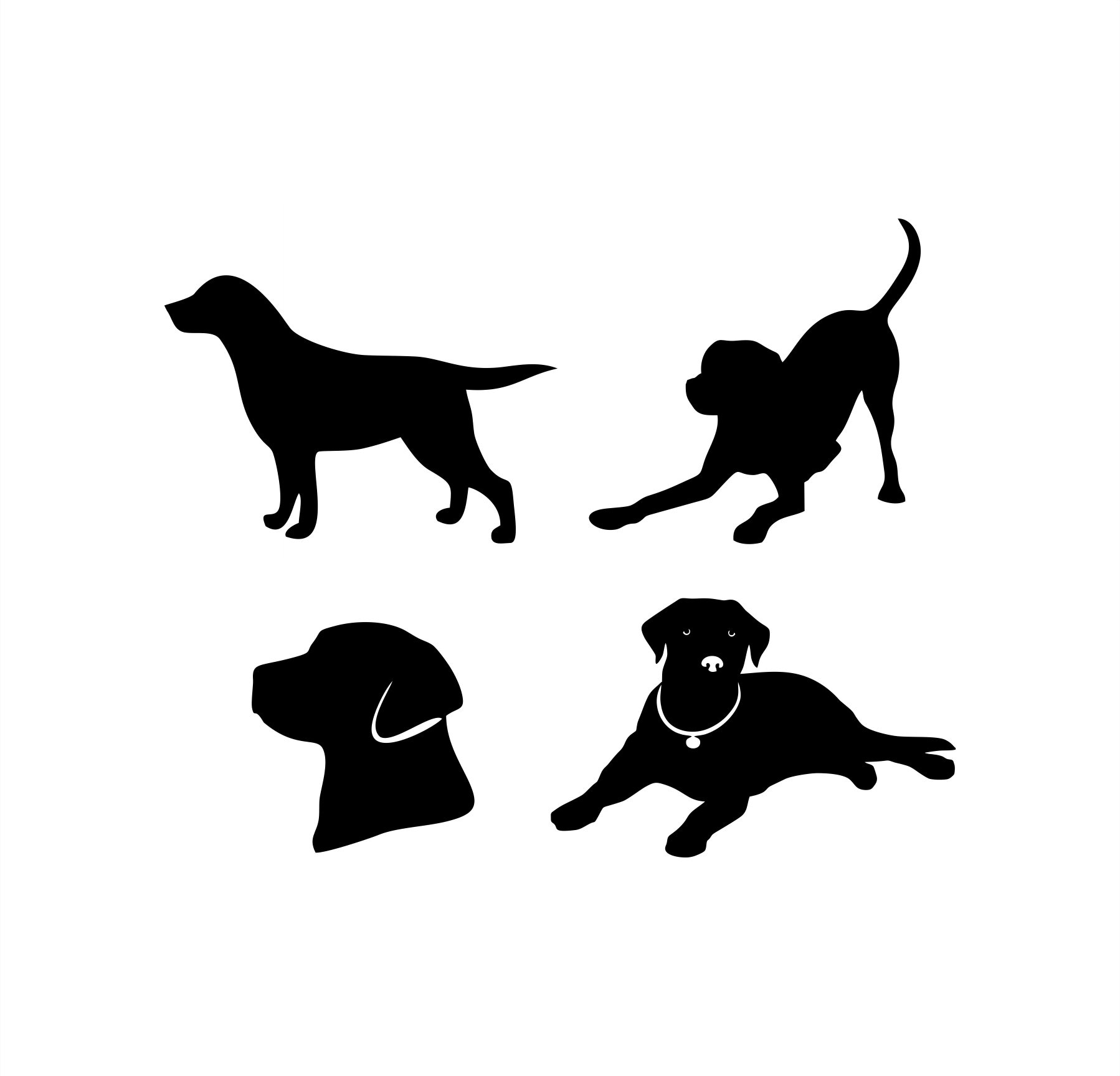 Black Lab Silhouette