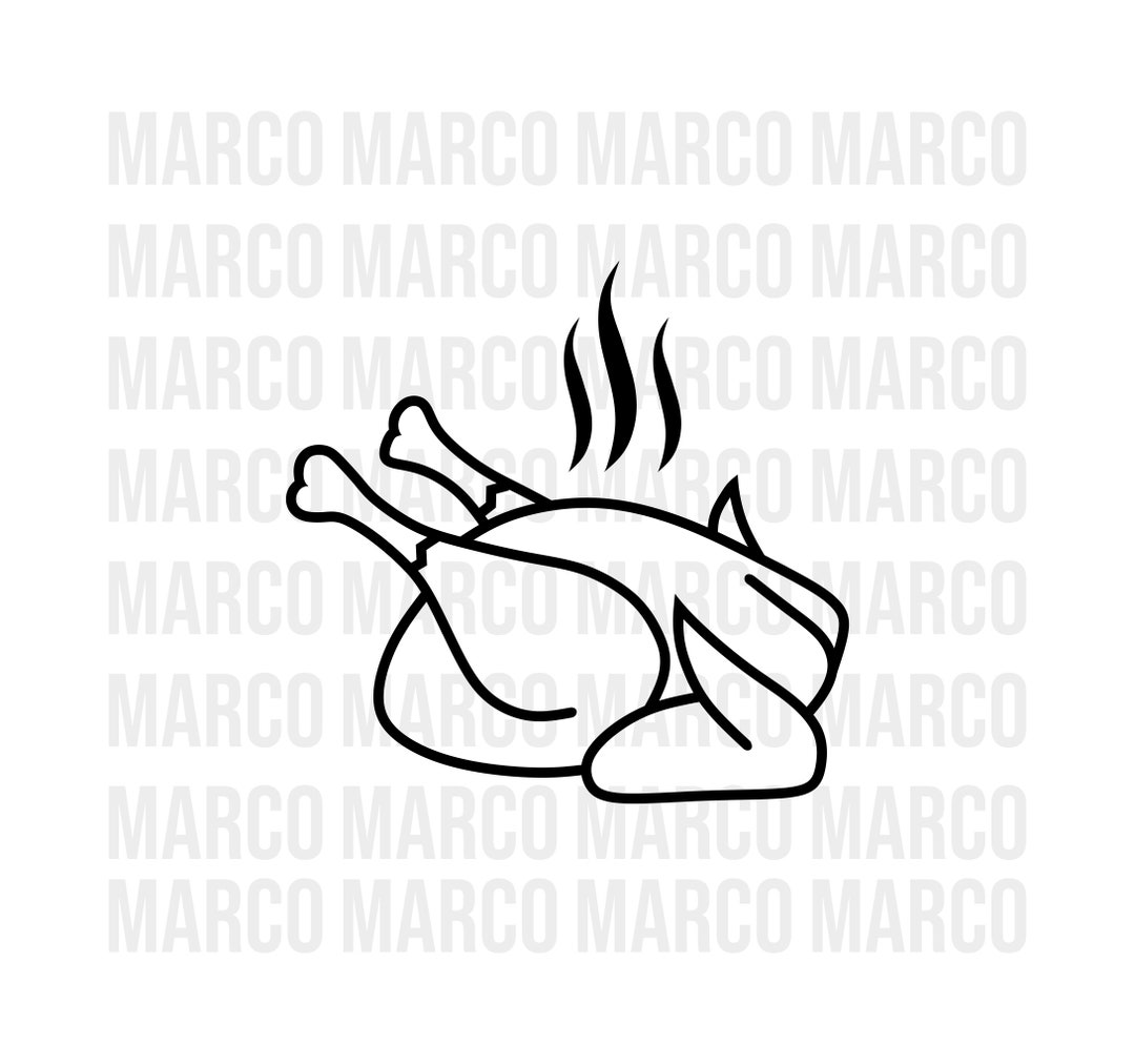 Thanksgiving Turkey SVG, Cooked Turkey Svg, Custom Turkey Digital File ...