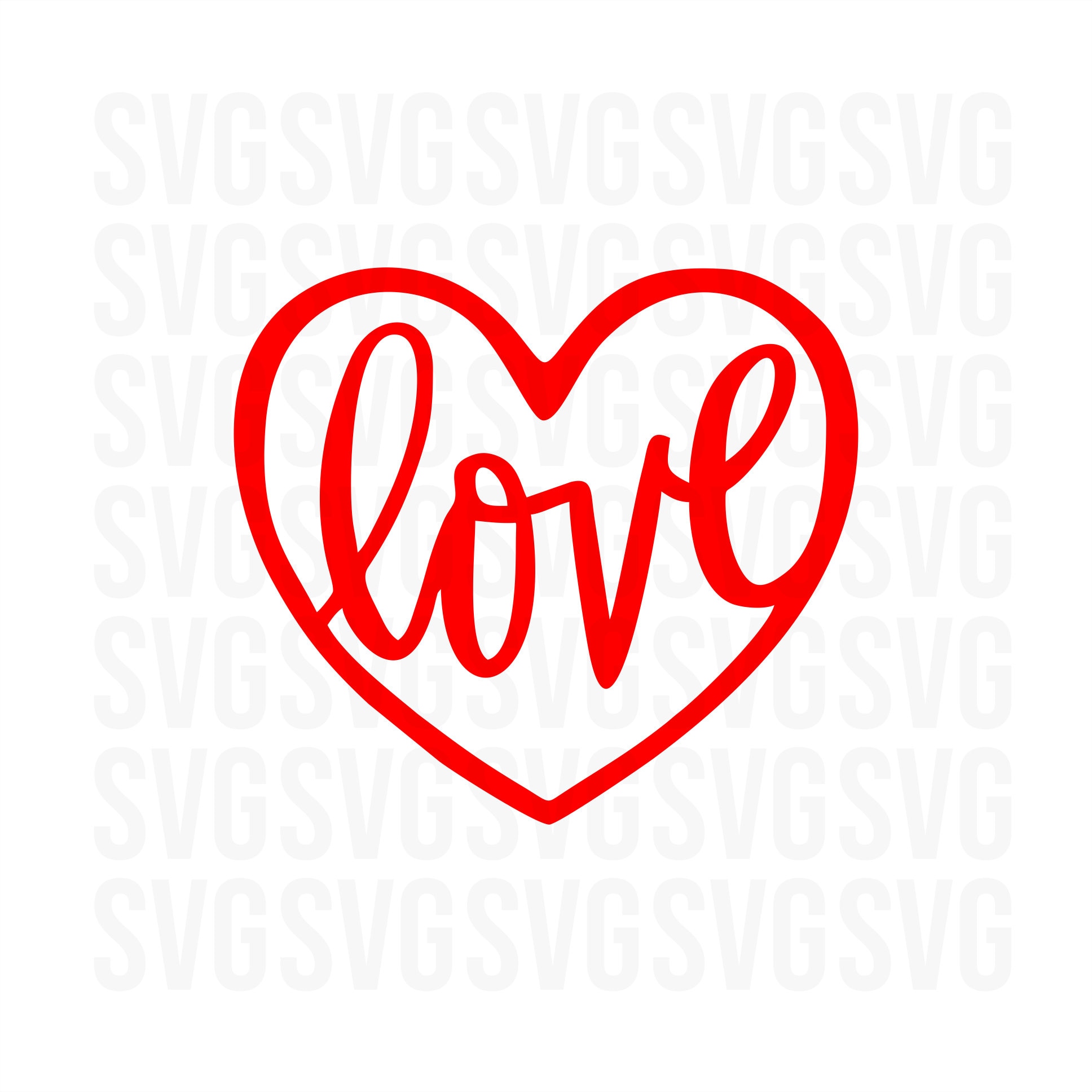 Love Heart Svg Love Svg Heart Svg Cute Love Heart Svg Dxf - Etsy Hong Kong