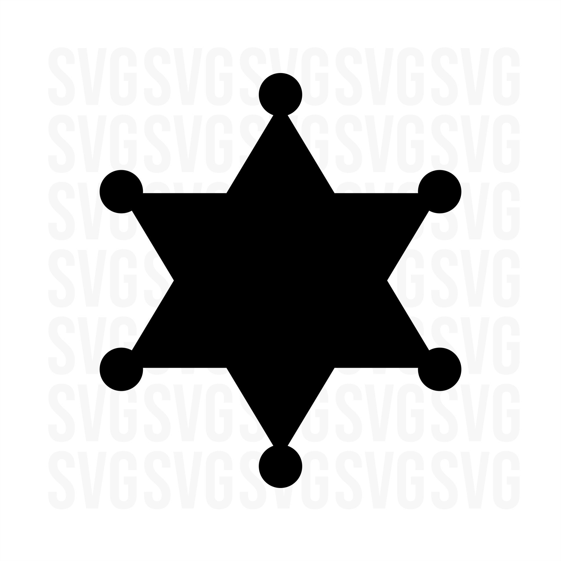 Police Badge Star Clip Art