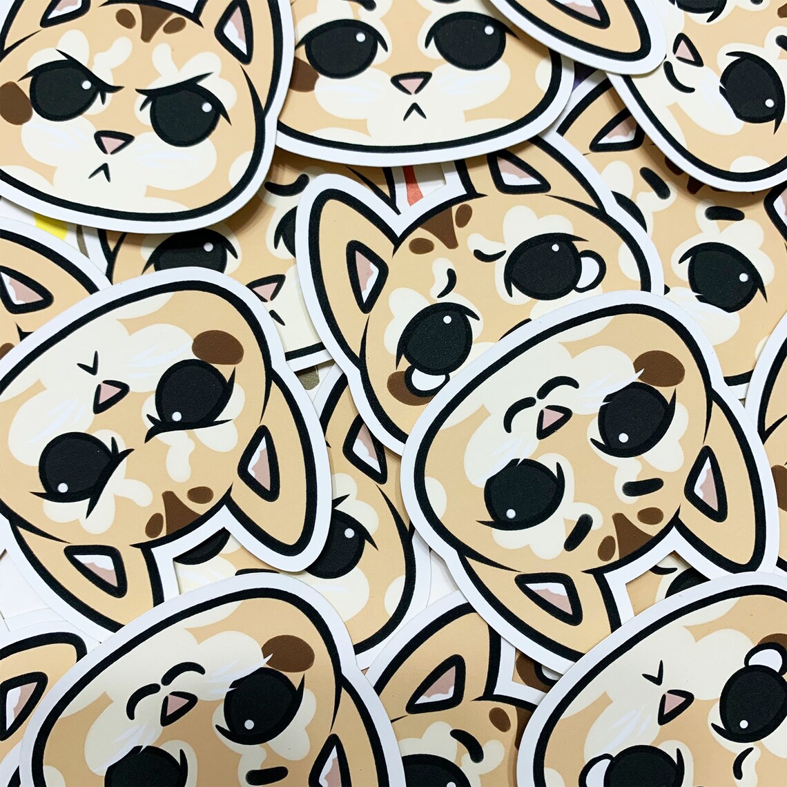 El Gato Sticker Pack Catsticker Stationeryvibrant Colors | Etsy