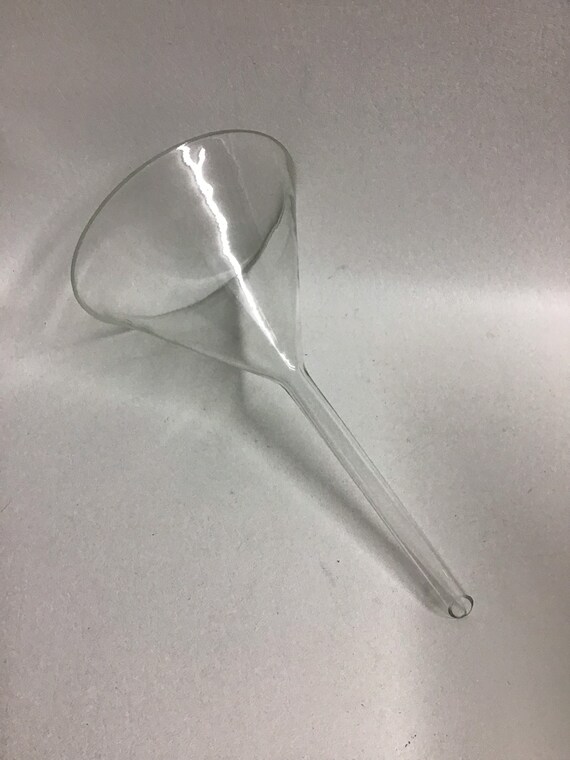 Antique Industrial Laboratory Glass Funnel - Etsy