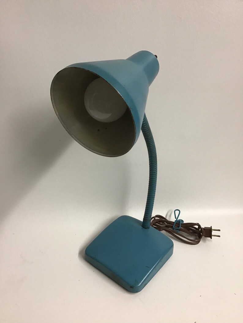 Mid Century Gooseneck Desk/task Lamp - Etsy