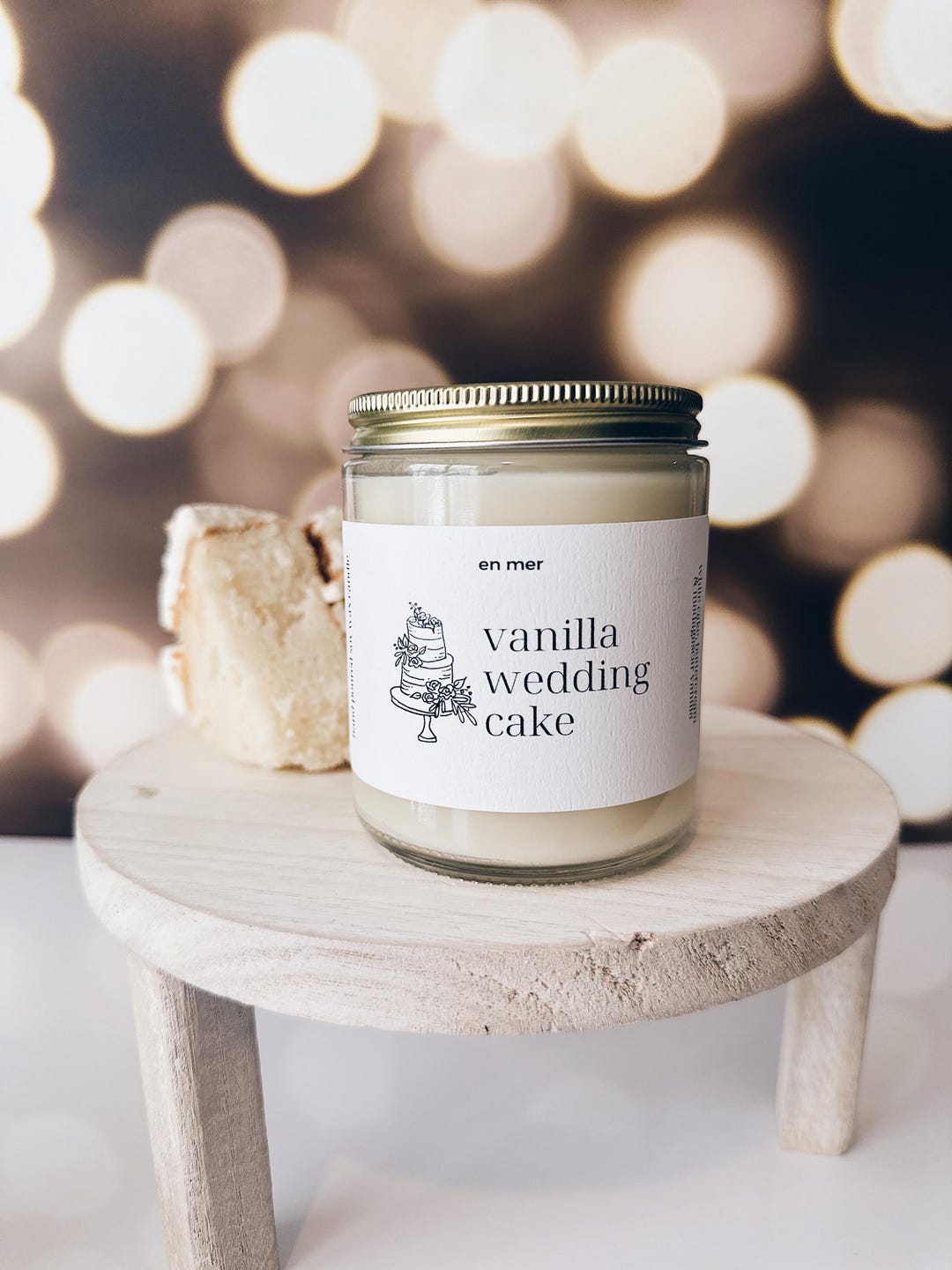 Vanilla Wedding Cake | Madagascar Vanilla & Buttercream | Soy Wax ...