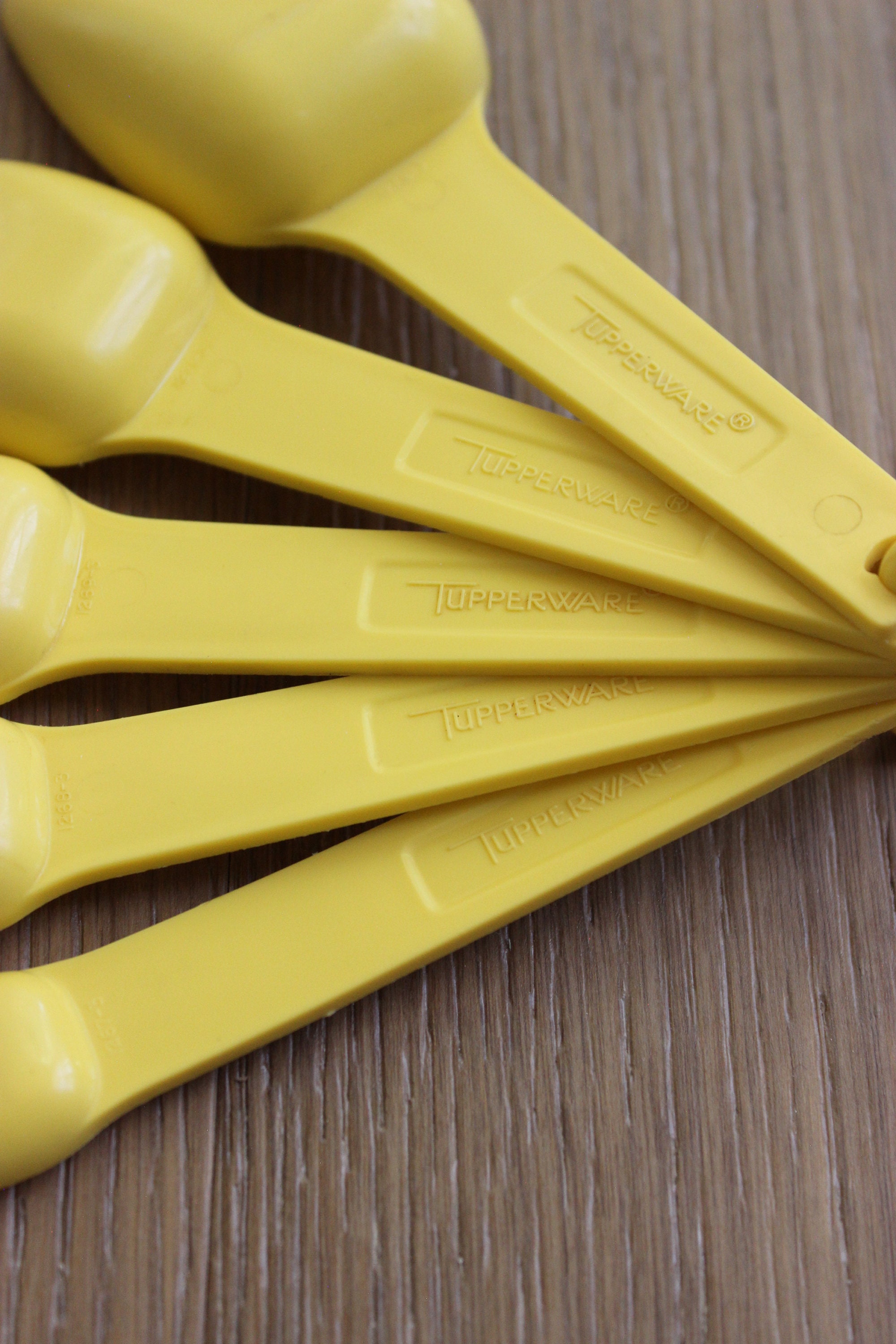 Vintage Tupperware Measuring Spoon Set Harvest Gold Yellow - Etsy