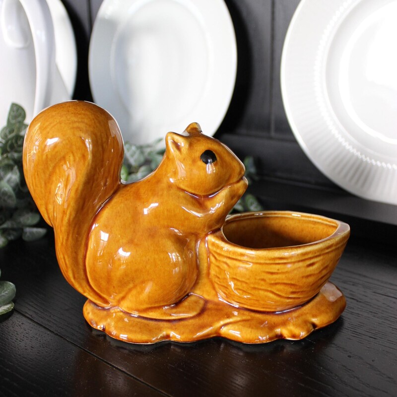 Squirrel Planter - Etsy