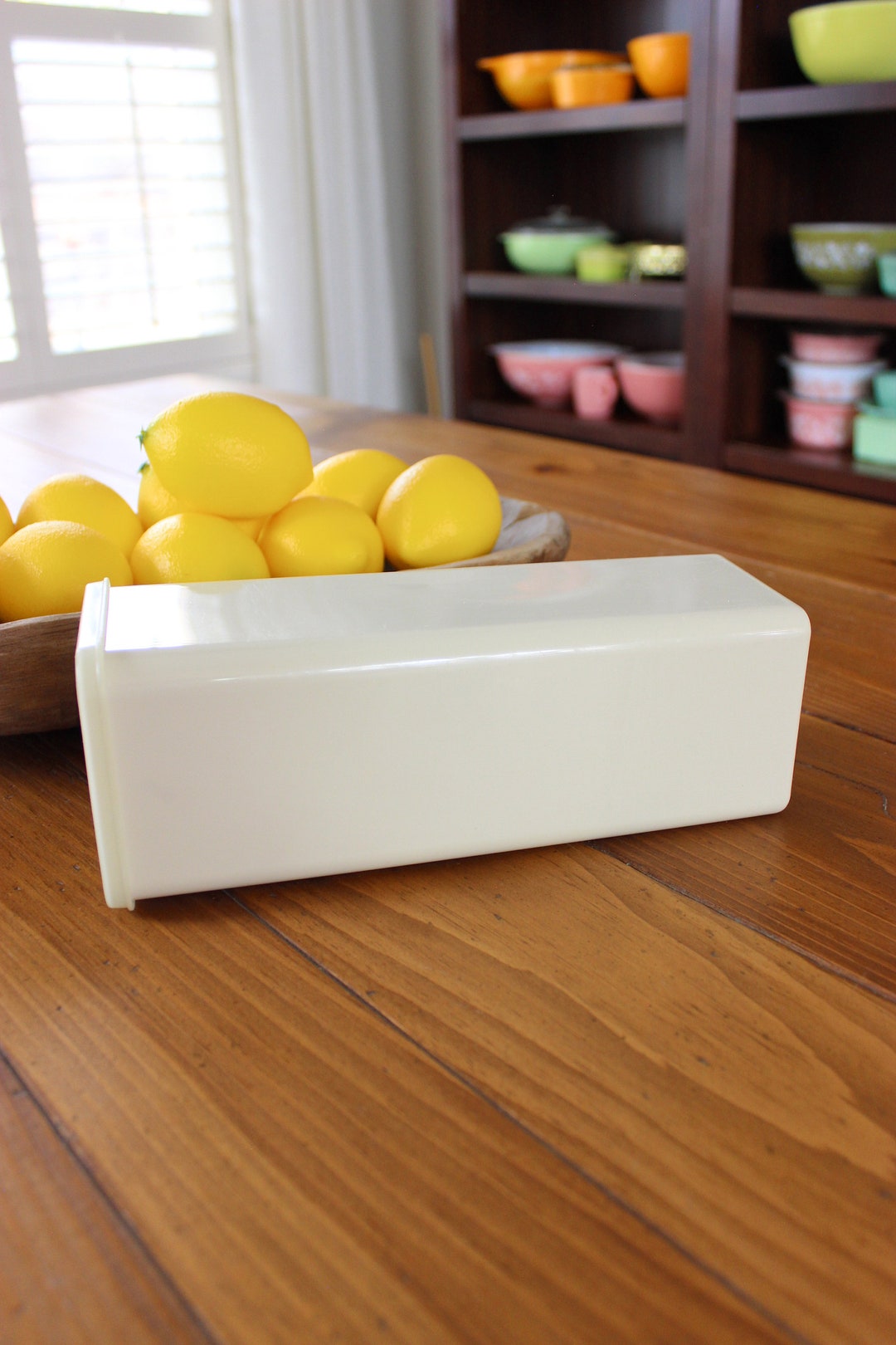 Vintage Tupperware Block Cheese Keeper / Modular Storage / Rectangular ...