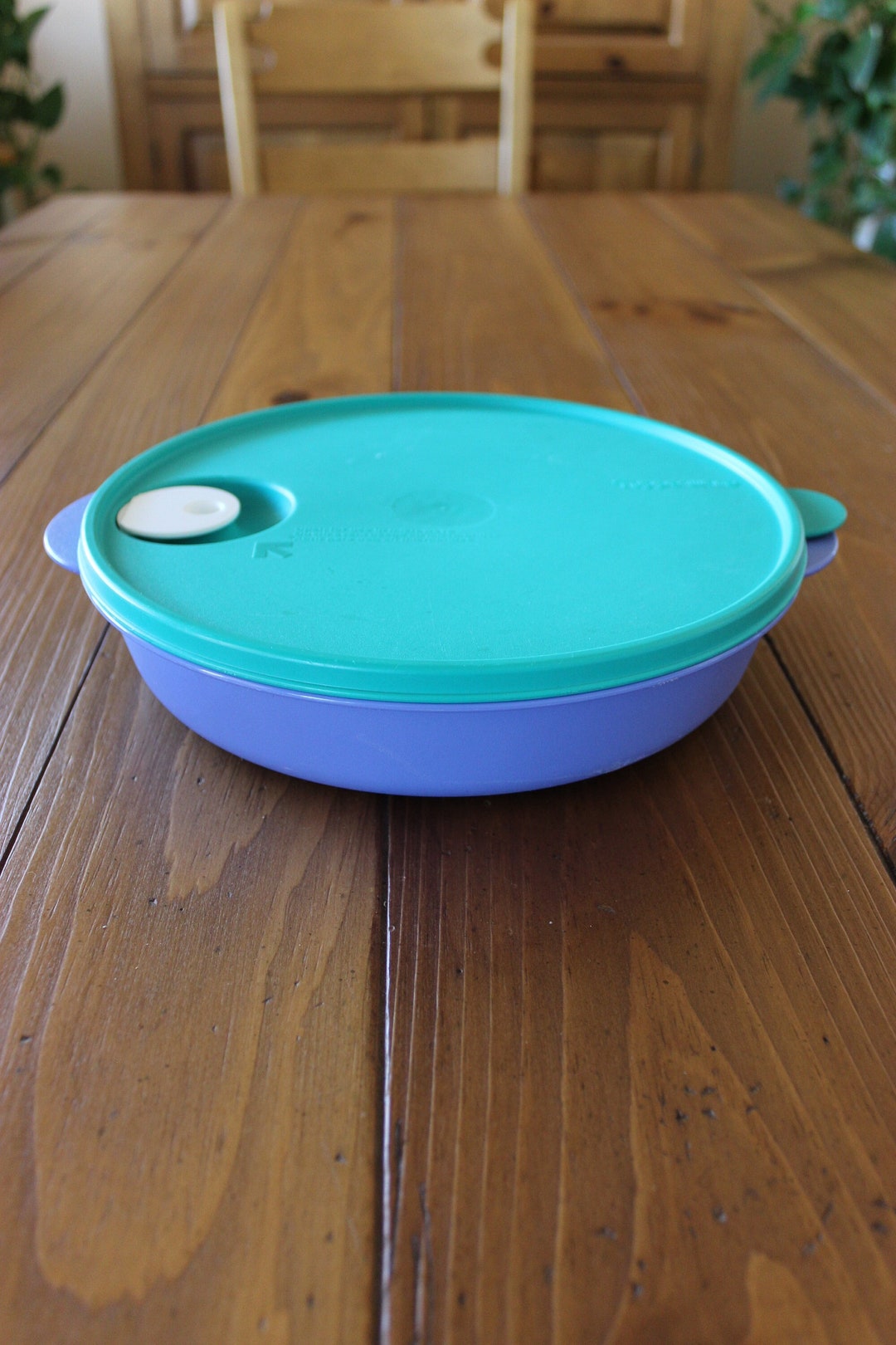 Vintage Tupperware Steamer Rock N Serve Vented Microwavable Bowl ...