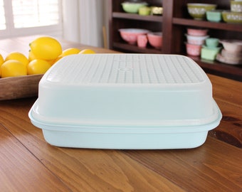 Tupperware Large Season Serve Marinade Container Paprika Orange Plastic ...