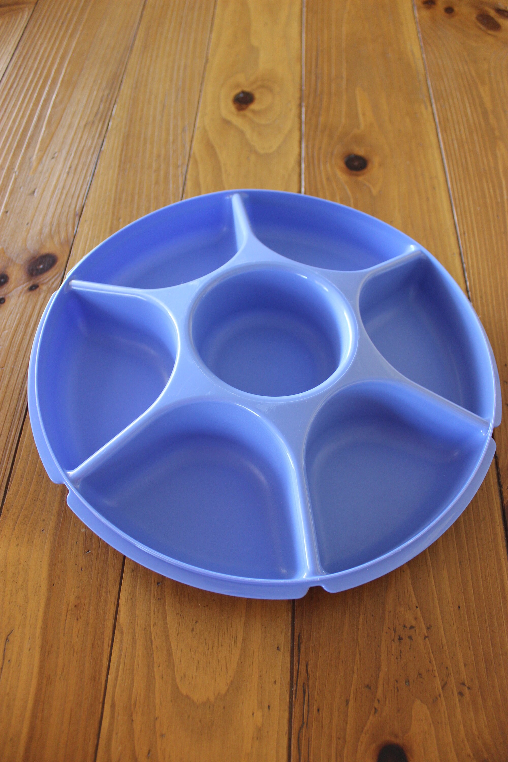 Vintage Tupperware Party Platter / Vegetable and Dip / Snack Tray ...