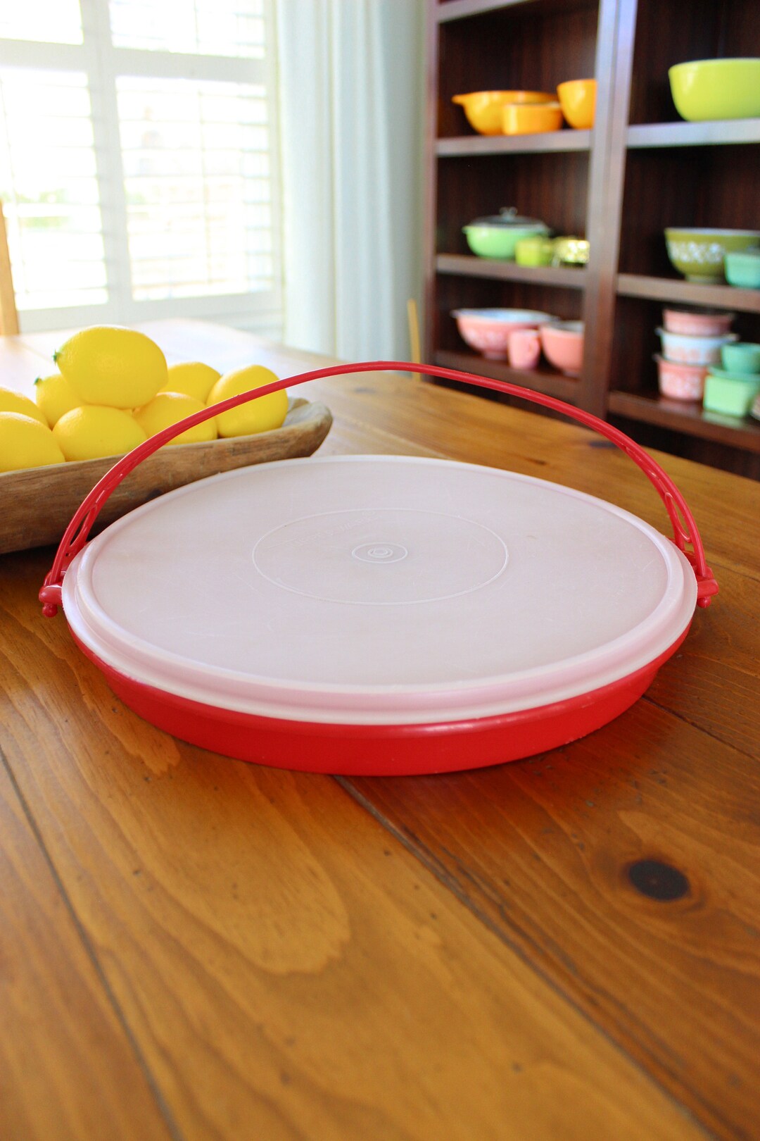 Vintage Tupperware Vegetable Tray / Chip and Dip / Party Platter ...