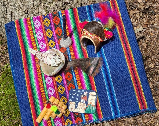 Authenitc Bolivian Aguayo Fabric, Indigenous Altar Woven Textile, Decor ...
