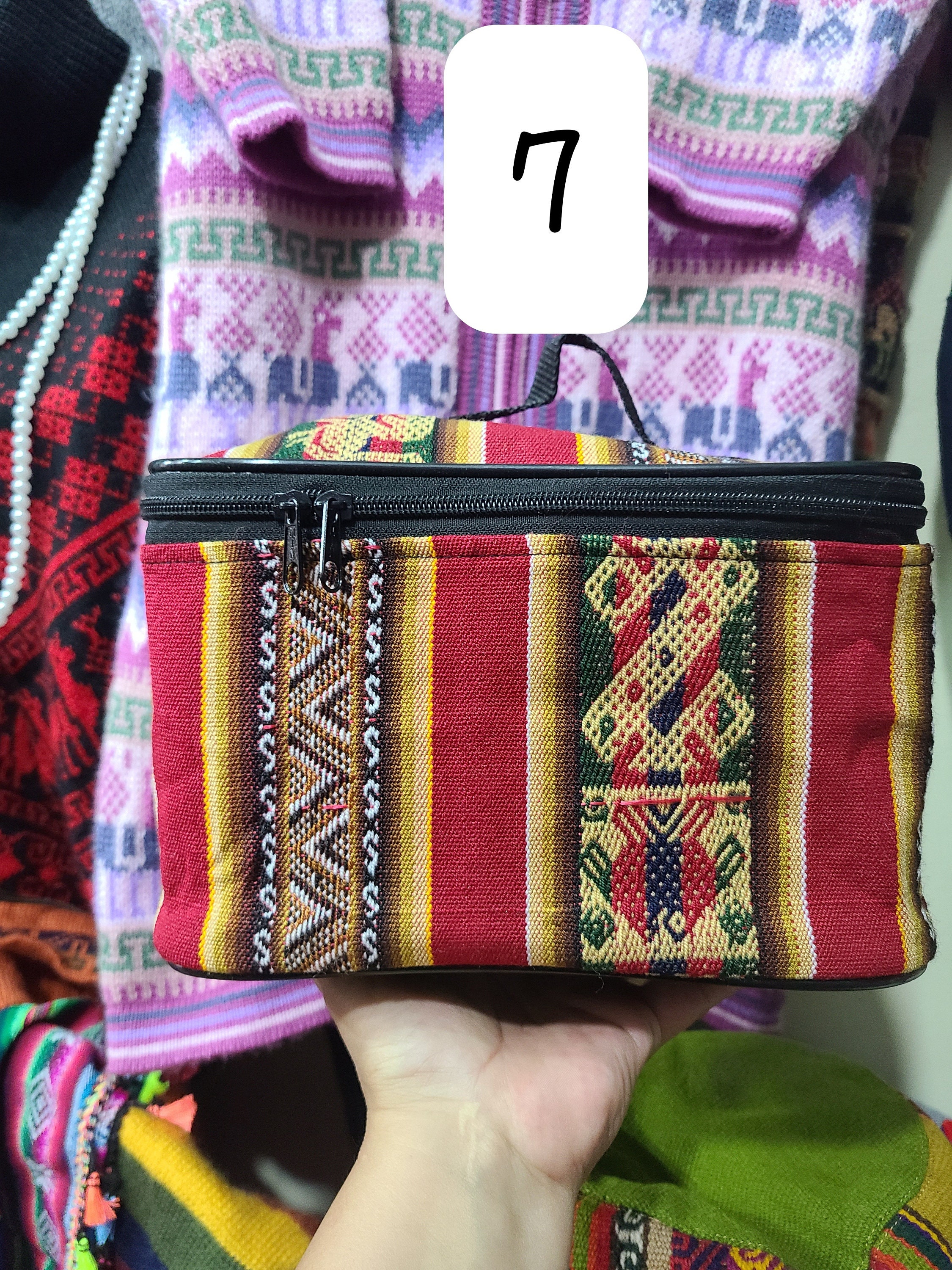 Authenitc Bolivian Aguayo Fabric LUNCH BAGS Indigenous Woven - Etsy