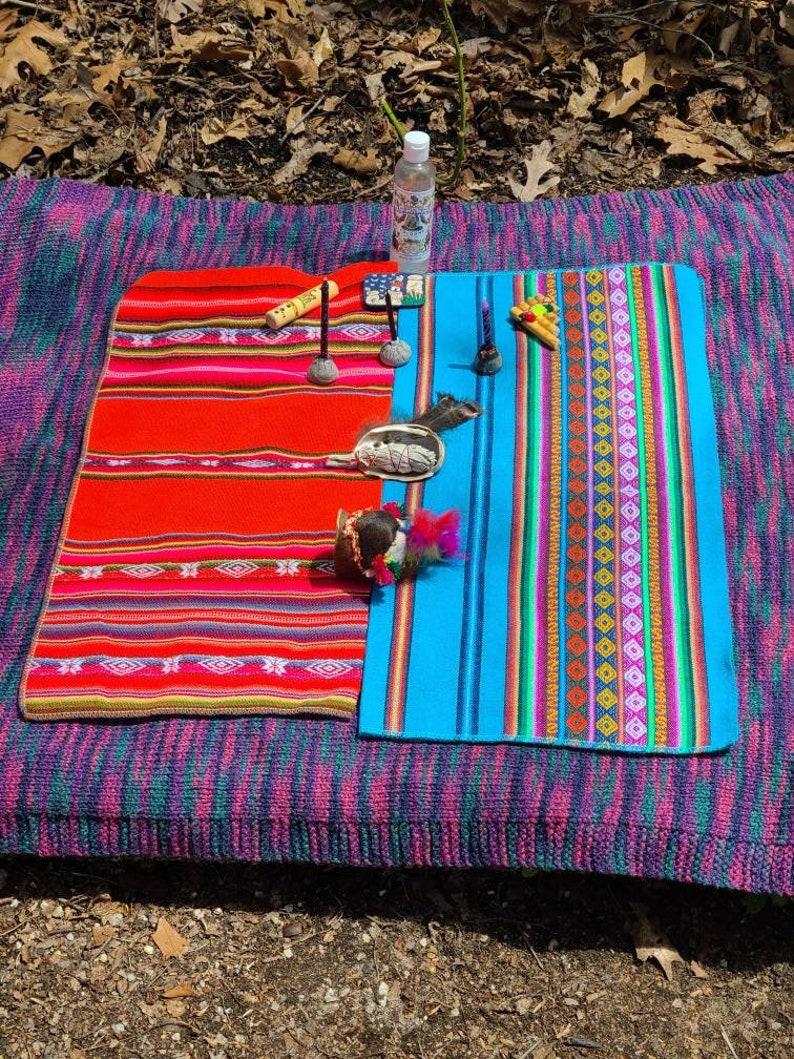 Authenitc Bolivian Aguayo Fabric Indigenous Altar Woven | Etsy