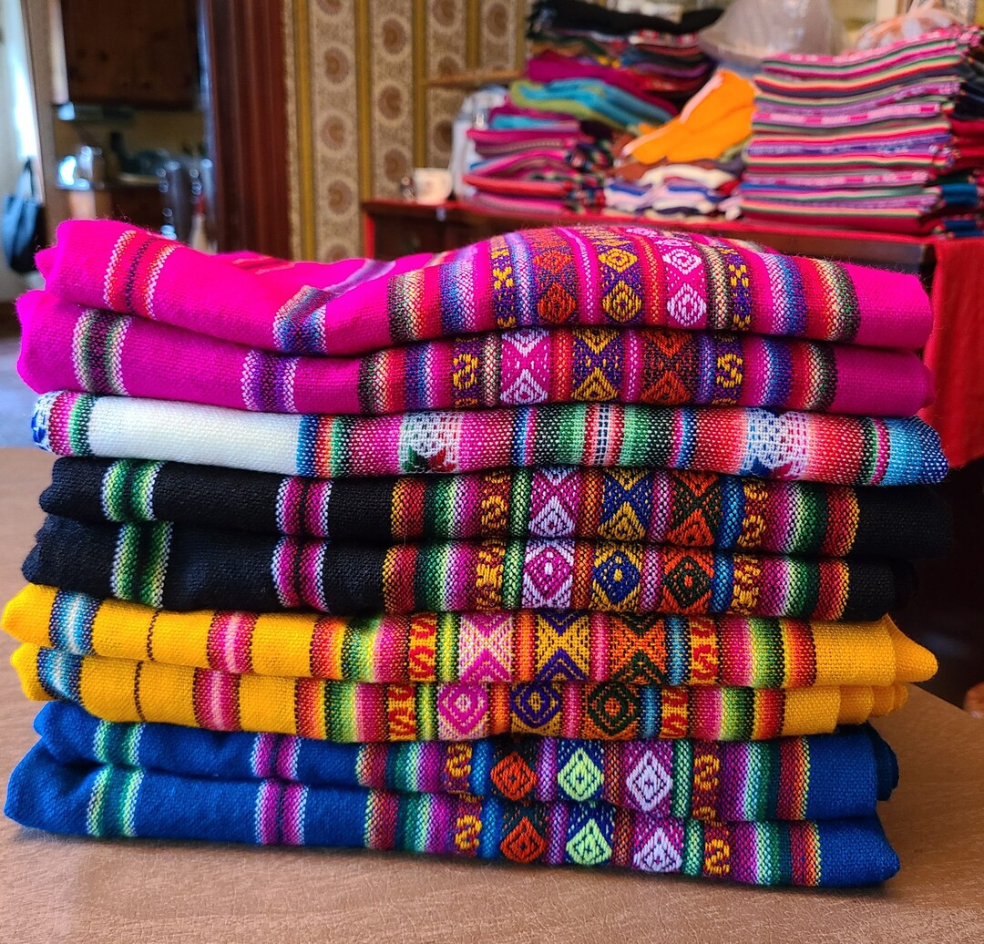 Authenitc Bolivian Aguayo Fabric Indigenous Woven Textile - Etsy