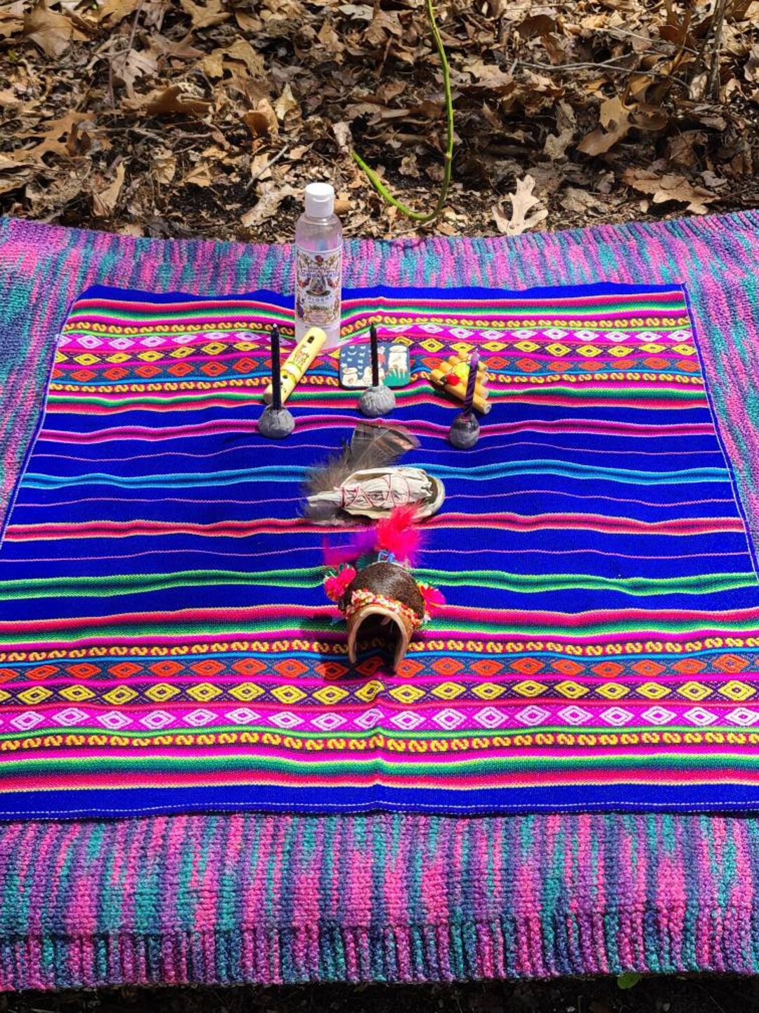 Authenitc Bolivian Aguayo Fabric, Indigenous Altar Woven Textile, Decor ...