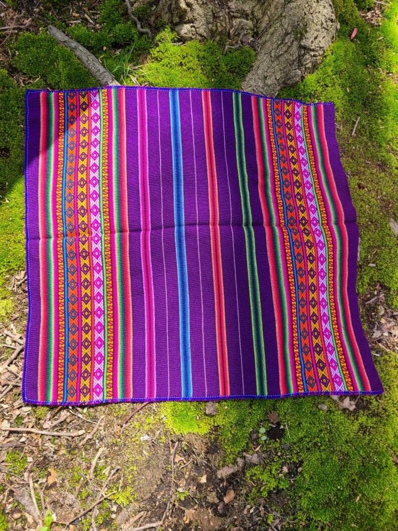 Authenitc Bolivian Aguayo Fabric Indigenous Altar Woven | Etsy
