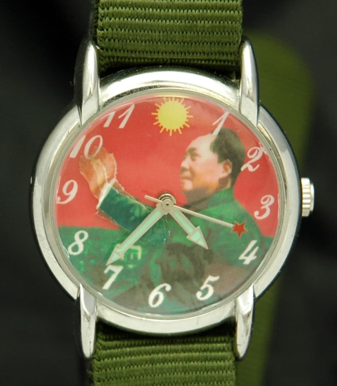 CHAIRMAN MAO Waving Hand Atomaton Windup WATCH 36mm Mechanical Vintage ...