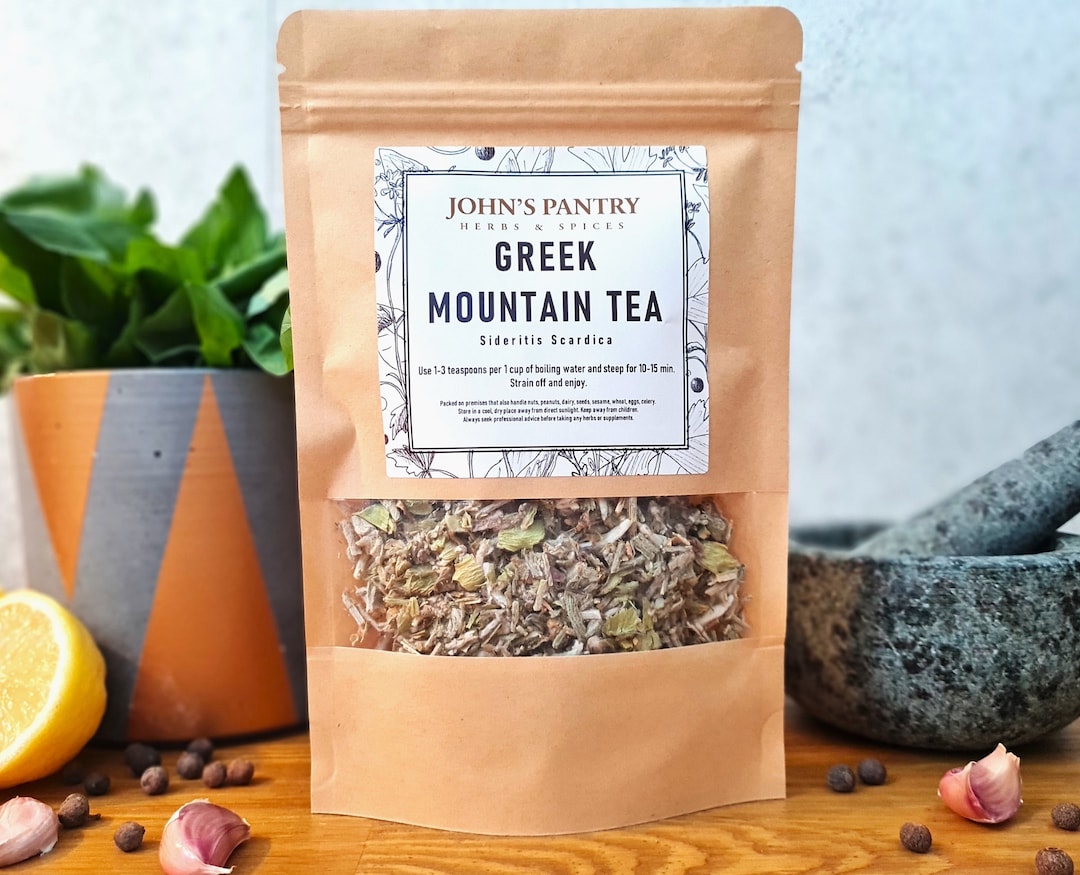 Greek Mountain Tea (sideritis Scardica) Shepherd's Tea Ironwort Gojnik ...
