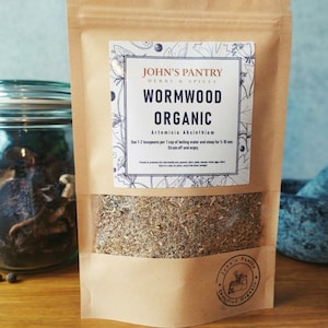 Organic Wormwood Herb Tea (artemisia Absinthium) 100% Natural,50g, 100g ...