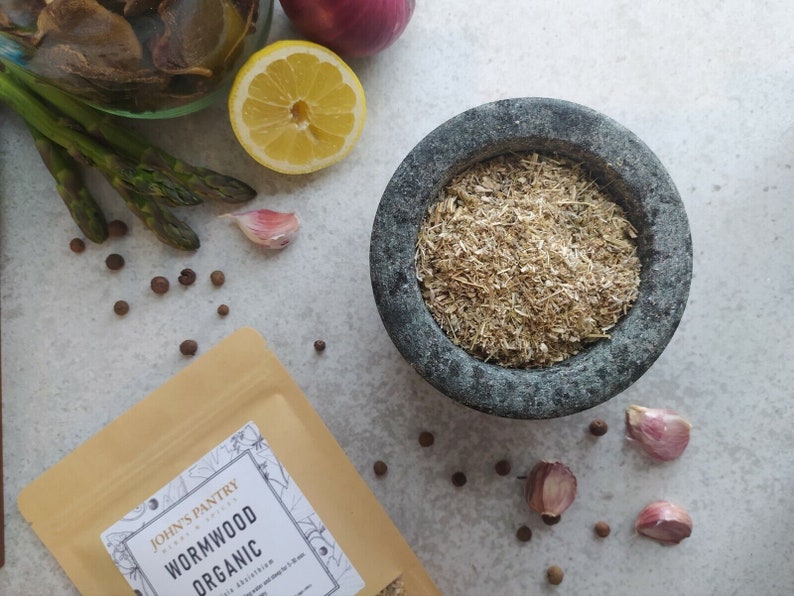 Organic Wormwood Herb Tea (artemisia Absinthium) 100% Natural,50g, 100g ...