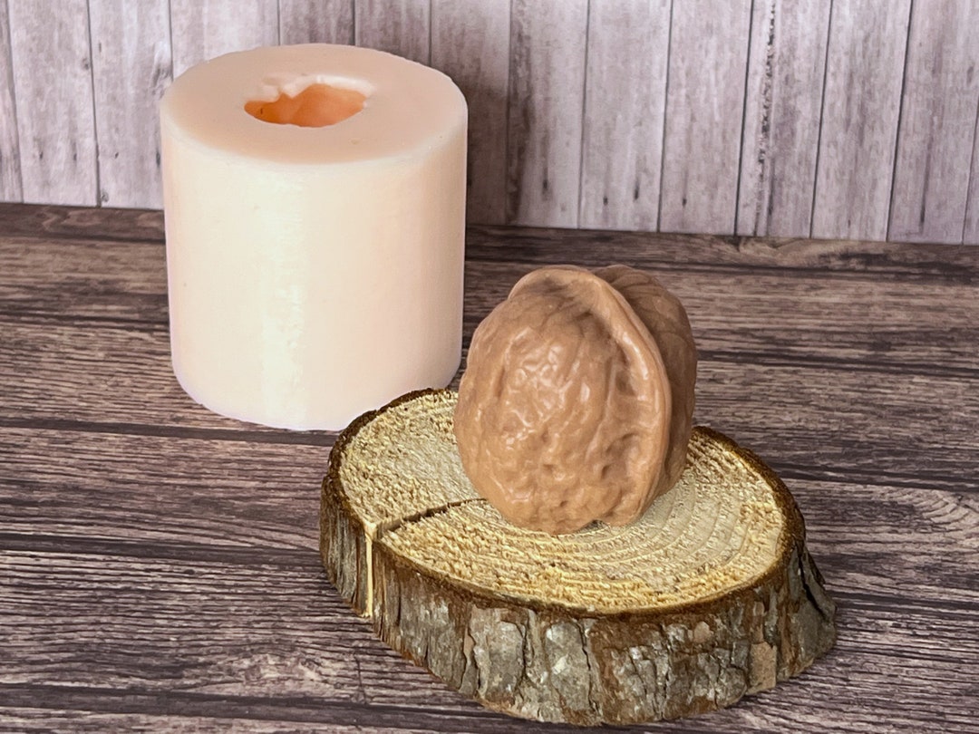 Silicone Mold Walnut, Silicone Mold Nut, Silicone Mold Candle, Silicone ...