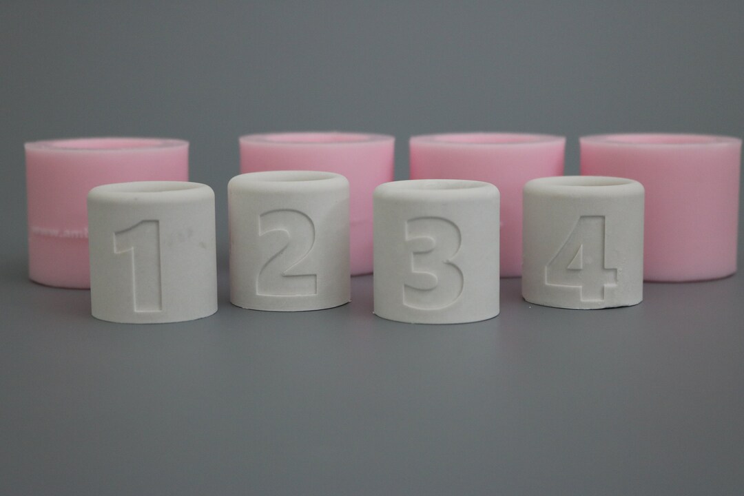 Silicone Mold Stick Candle Holder Advent, Plaster Mold, Concrete Mold ...