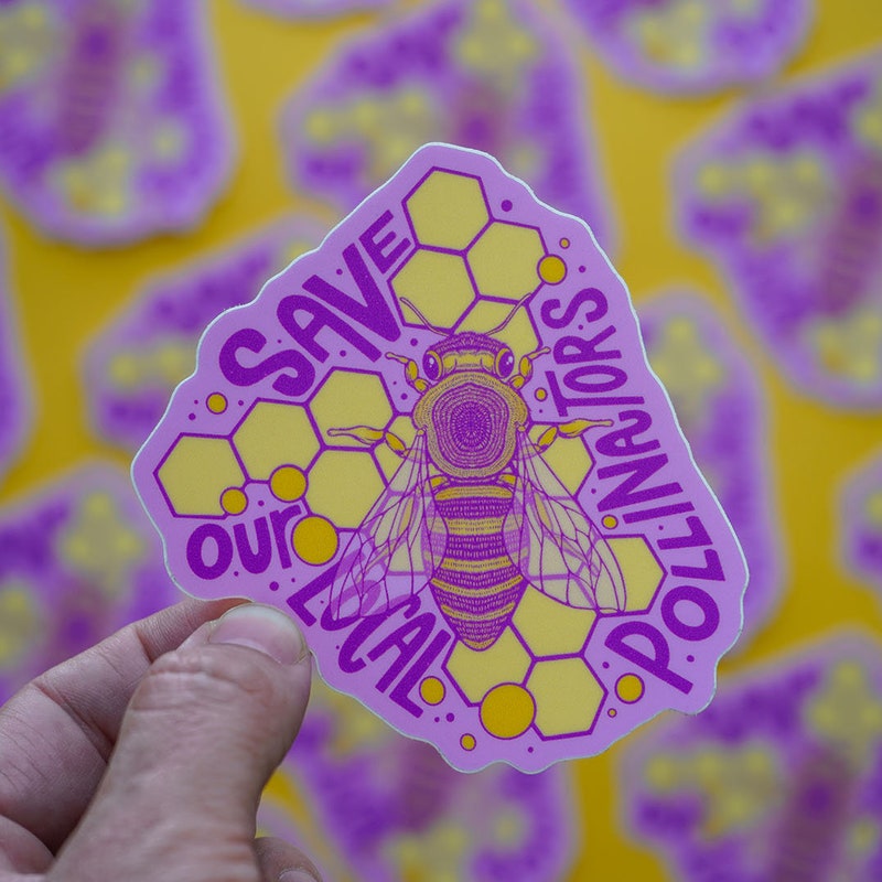 Pollinator Sticker - Etsy