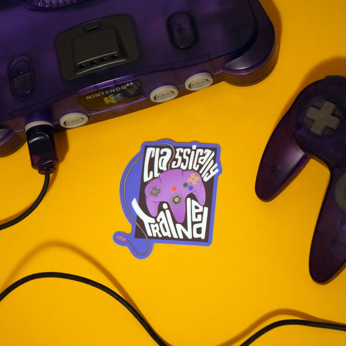 Classically Trained N64 Gaming Decal / Matte Vinyl Die Cut - Etsy