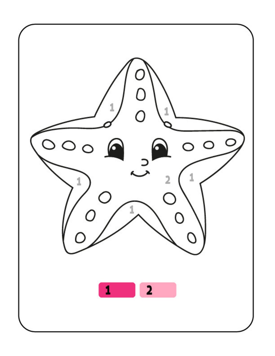 30 Color by Number Printable Pages - Etsy