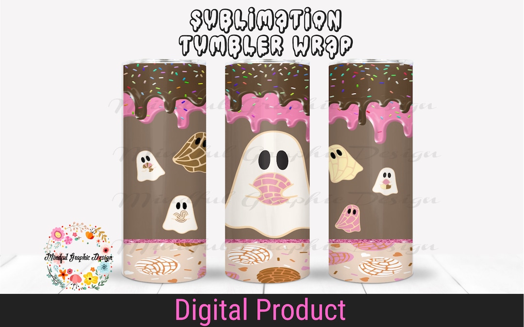 Spooky Ghost Concha, Halloween, Fall, Mexican Concha, Epoxy Pen Wrap ...