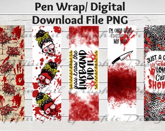 Murder Pen Wrap - Etsy