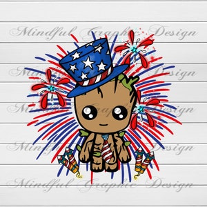 Baby Groot , Character, 4th of July, Waterslide, Tumbler, Clipart ...