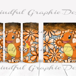 Pokemon Character Sublimation Tumbler Bundle Straight - Etsy