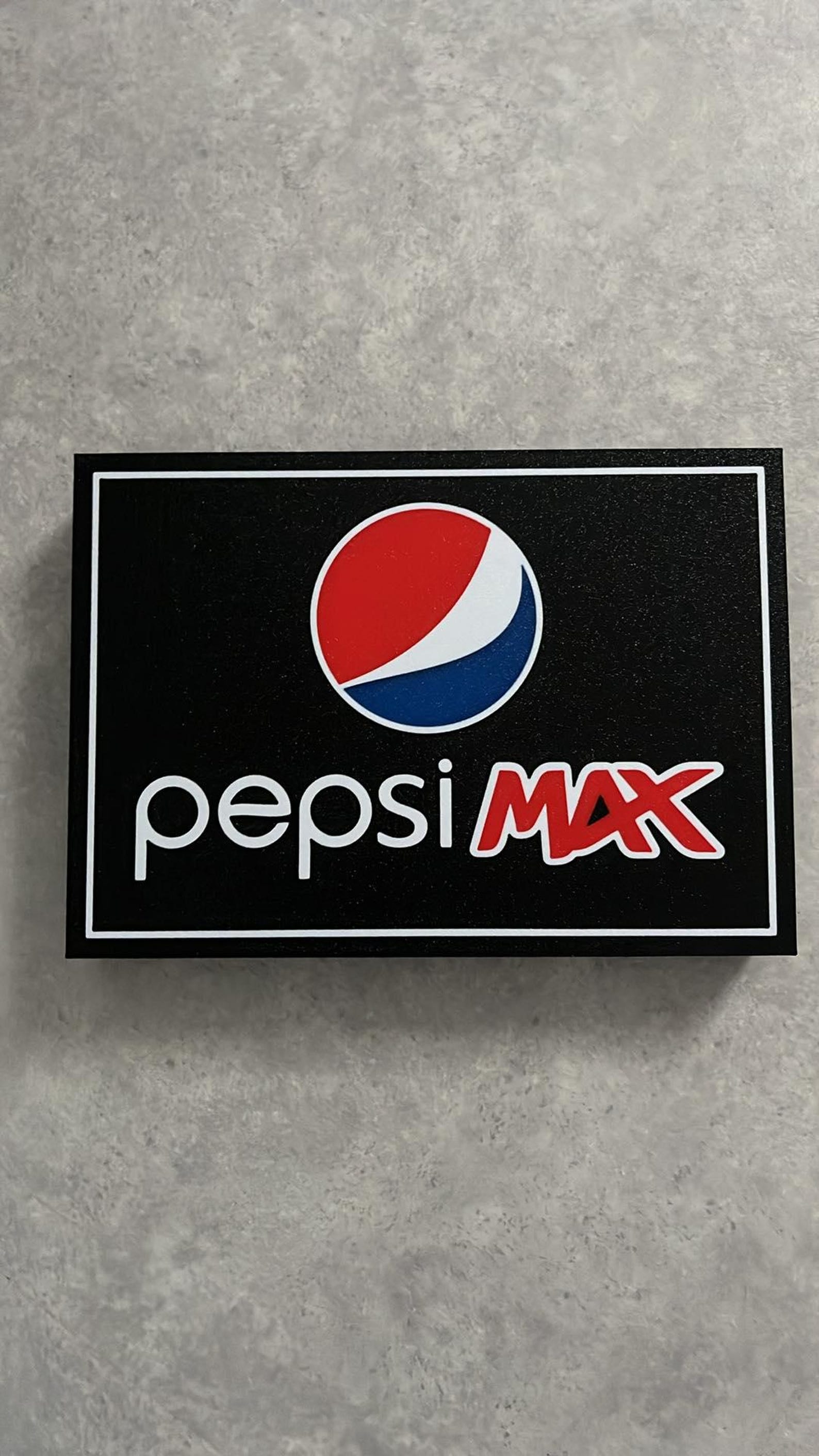 Pepsi Max STL Lightbox, Digital File, 3d Printing File, (digital STL ...